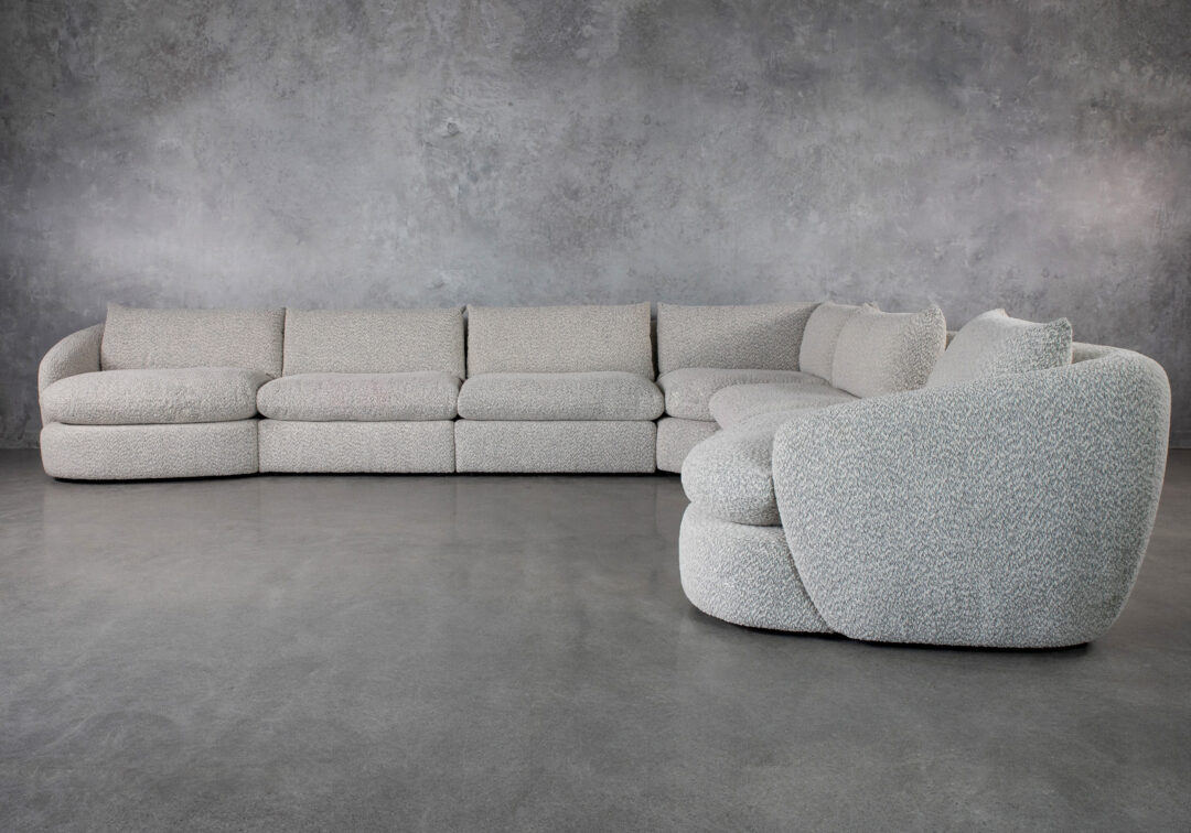 Montreal Deep 7-Piece Light Grey Sectional Sofa | Muse & Merchant