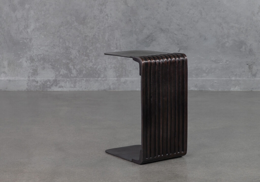 Rumford Black Recycled Metal Sofa Table | Muse & Merchant