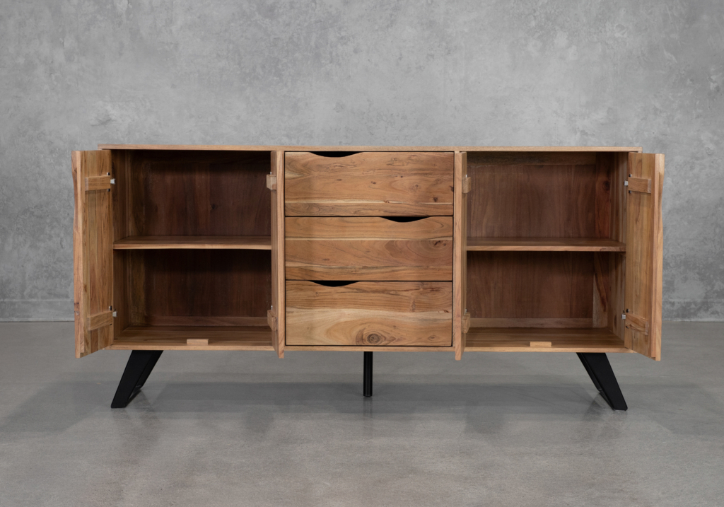 Shinola Sideboard in Natural | Rustic Storage Cabinet | Muse & Merchant
